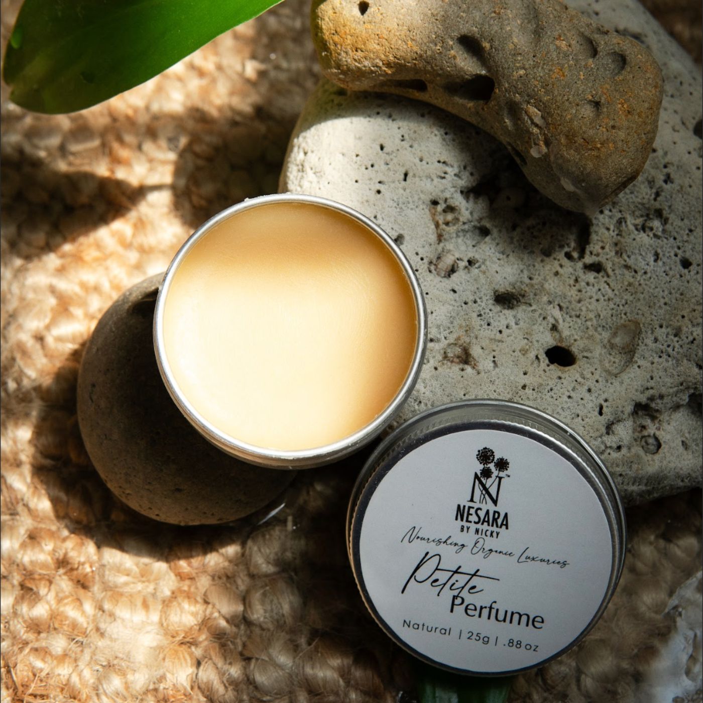 Natural Solid Perfume Balm | Handcrafted Botanical Scent | Nesara by Nicky